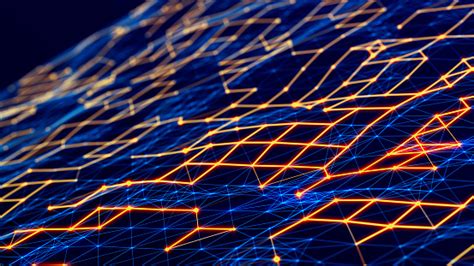 기술 배경 추상적인 디지털 조합 점과 선 네트워크 연결 구조입니다 3d 와이드스크린 테크놀로지에 대한 스톡 사진 및 기타 이미지