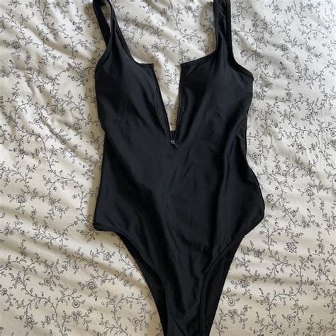 Black One Piece Swimsuit 🖤 Very Sexy Back With Depop