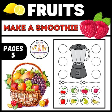 Make A Smoothie Pretend Game Activities Made By Teachers
