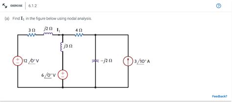 solved a ﻿find i1 ﻿in the figure below using nodal