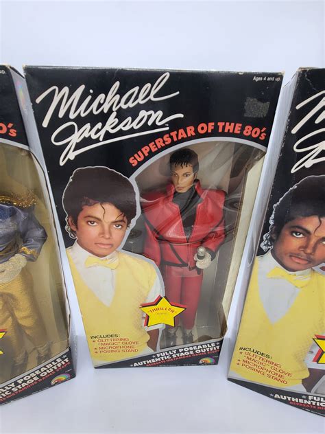Vintage 1980s Michael Jackson Doll Mint In Box Sold Separately Etsy