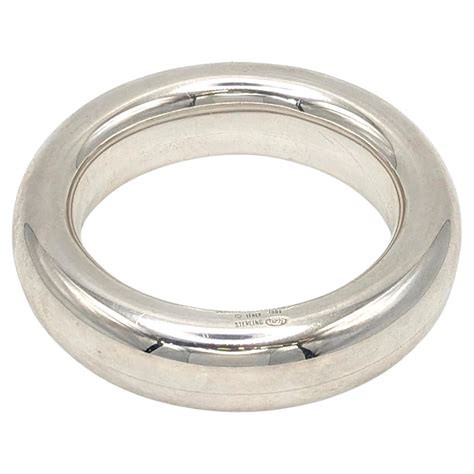 1981 Tiffany And Co Peretti Sterling Doughnut Bangle For Sale At 1stdibs