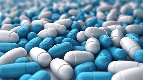 일반 배경에 흰색과 파란색 캡슐 약물의 3d 렌더링된 그림 물의 배경 정량 배경 하얀색 배경 이미지 Hd 물의 정량 하얀색 배경 사진 무료 다운로드 Lovepik