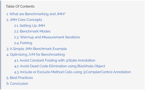 Jmh Java Microbenchmark Harness
