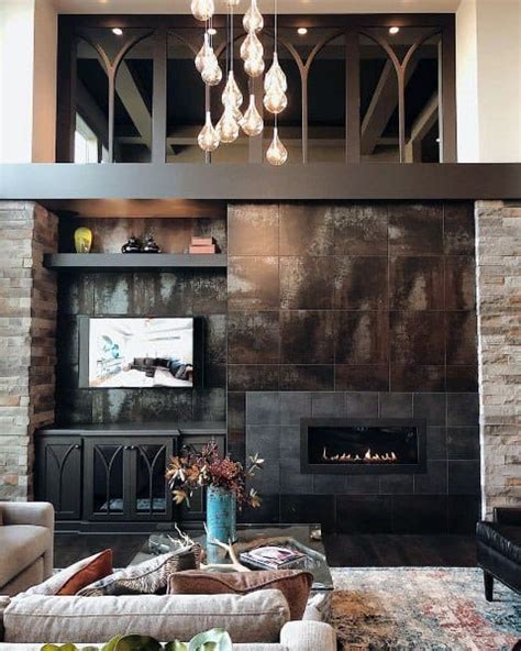 Top 60 Best Linear Fireplace Ideas Modern Home Interiors