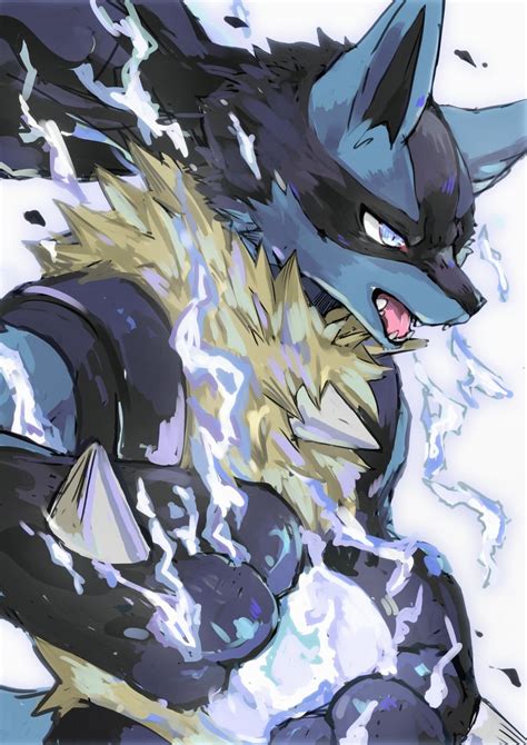 Lucario Pokemon Drawn By Ao Gravity Danbooru
