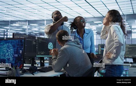 Employees Fighting In Office After Mistake Leading To Errors In High Tech Ai Data Center It