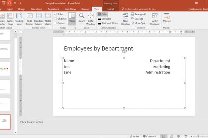 Tabs In PowerPoint Instructions TeachUcomp Inc