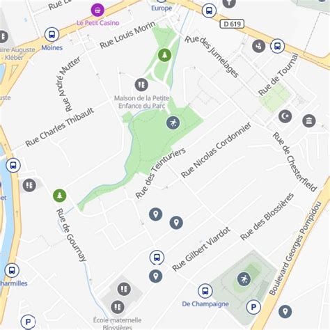 Troyes 10000 Carte Plan Et Code Postal