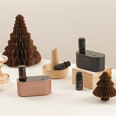 Waterless Diffuser Zen Aroma Nebulizer Rose Gold Kirona Scent