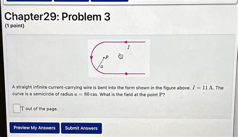 Solved Chapter Problem Point A Straight Infinite Chegg