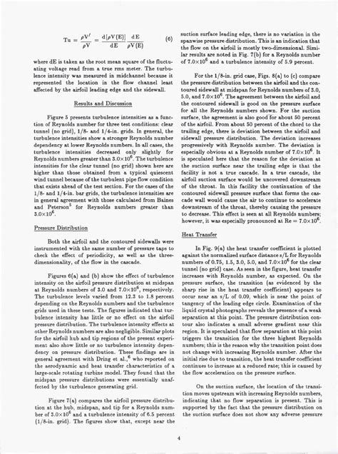 Pdf High Reynolds Number And Turbulence Effects On Aerodynamics And