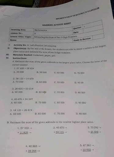 LEALWING ACTIVITY GHEET1 Activity No 11 Let S Practice 10 Minutrs