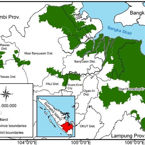 Peat Distribution In South Sumatra Province Download Scientific Diagram