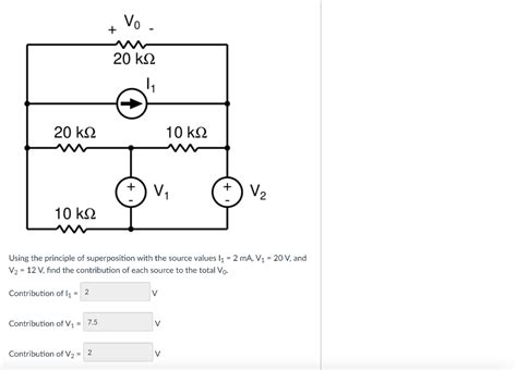 Solved Using The Principle Of Superposition With The Source Chegg