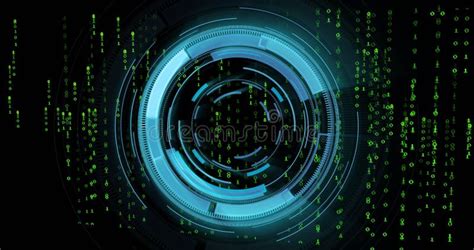 image of scope scanning over binary coding stock image image of cloud
