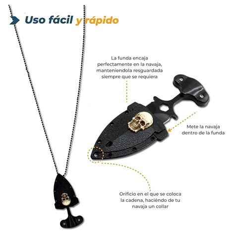 Collar Navaja O Mini Daga Táctico De Defensa Running Sport Perú