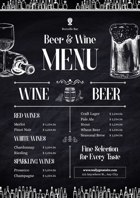 Customize 92 Beer Menu Templates Online Canva