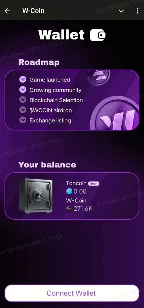W Coin Airdrop Cara Connect Wallet Biar Bisa Klaim Koin