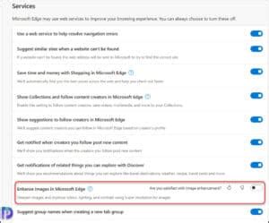 Ways To Enable Disable Enhance Images In Microsoft Edge