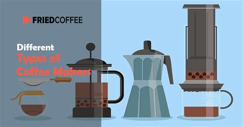 Different Types Of Coffee Makers Explained FriedCoffee
