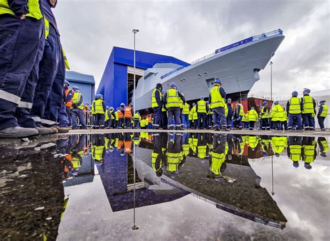 Type 31 Frigate Hms Venturer Emerged From Babcocks Facility At Rosyth