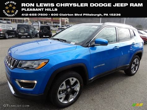 2019 Laser Blue Pearl Jeep Compass Limited 4x4 131072898 Gtcarlot