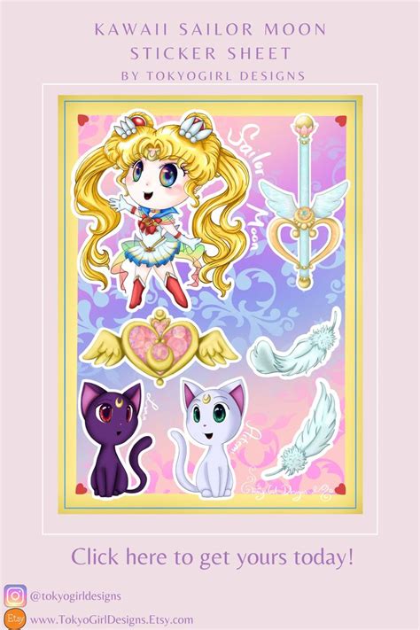 Sailor Moon Sticker Set