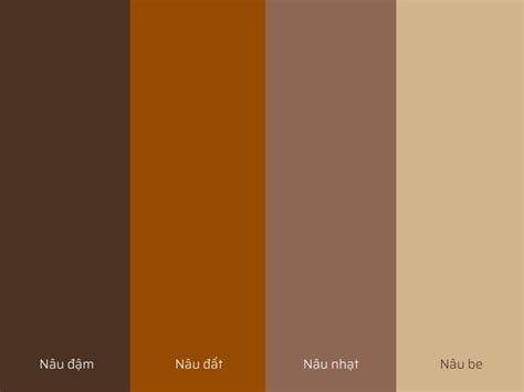 Hướng dẫn cách pha màu nâu đơn giản lên màu chuẩn đẹp