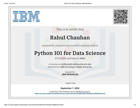 rahul chauhan on linkedin python datascience ibm certification ai