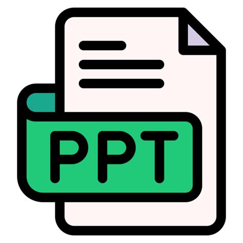 Ppt Generic Outline Color Icon