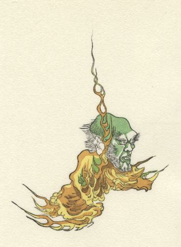 The Yokai Faceoff Series Of Woodblock Prints