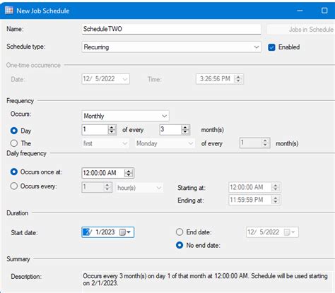 Sql Server Sql Job Schedule How To Skip Certain Month Stack Overflow