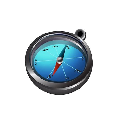 Premium Vector Big Compass Icon