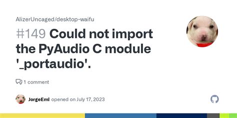 Could Not Import The Pyaudio C Module Portaudio · Issue 149