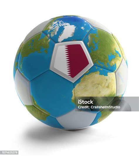 카타르 축구 공 세계 지도 3d 일러스트와 함께 Nasa에서 제공 하는이 이미지의 요소 세계지도에 대한 스톡 사진 및 기타 이미지 세계지도 축구 카타르 Istock