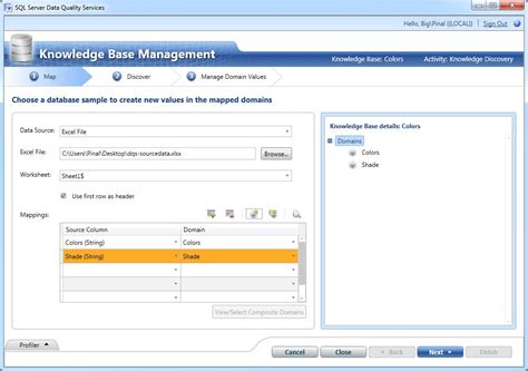 sql server step by step guide to beginning data quality services in