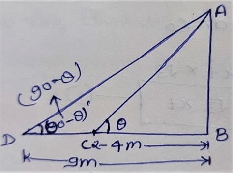 Some Applications Of Trigonometry Class 10th Solutions D P Classes