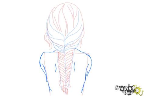 How To Draw A Fishtail Braid DrawingNow