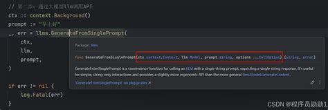【golang】手把手教你用langchaingo调用deepseek R1大模型golang Openai Sdk Csdn博客