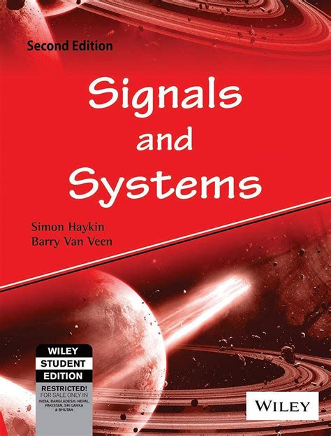 Signals And Systems 2nd Ed Simon Haykin Barry Van Veen Tr Kitap