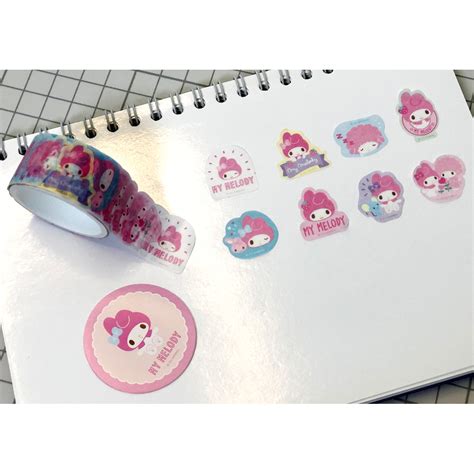 3000 산리오 캐릭터 떼어쓰는 마스킹테이프 다꾸 조각 스티커 마테