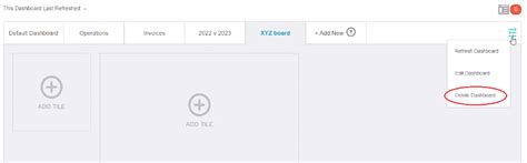 Adding Editing And Deleting Dashboards Bigtime Software
