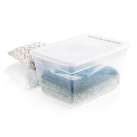 Sterilite 1847 58 Qt Storage Box White 18479808
