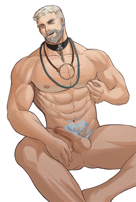 Rule 34 Balls Bara Beard Big Balls Big Penis Daddy Dbd Dead By Daylight Male Male Nipples Male