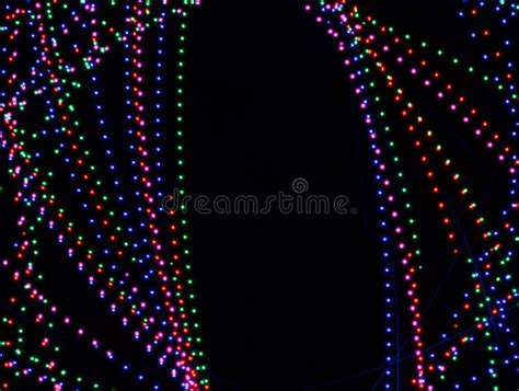 Spectacular Colored Lights With Geometric Shapes Special Effects Stock