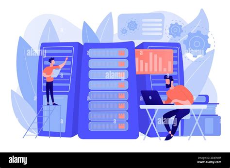 Big Data Job Concept Vector Illustration Stock Vector Image And Art Alamy