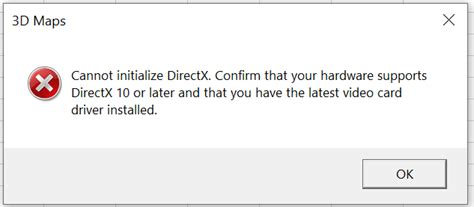 3d maps encountered an error while contacting microsoft bing mapping