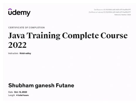 Udemy Java Shubham Futane