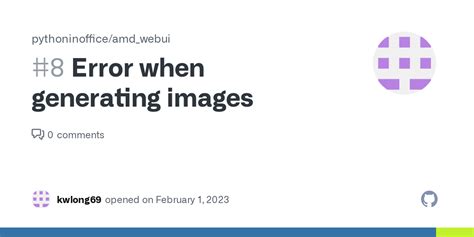 Error When Generating Images Issue Pythoninoffice Amd Webui Github